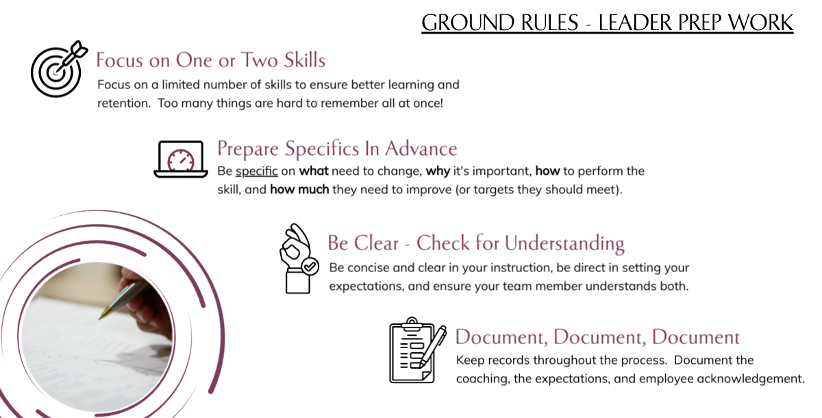 Performance Coaching – How to Coach for A Skill Challenge